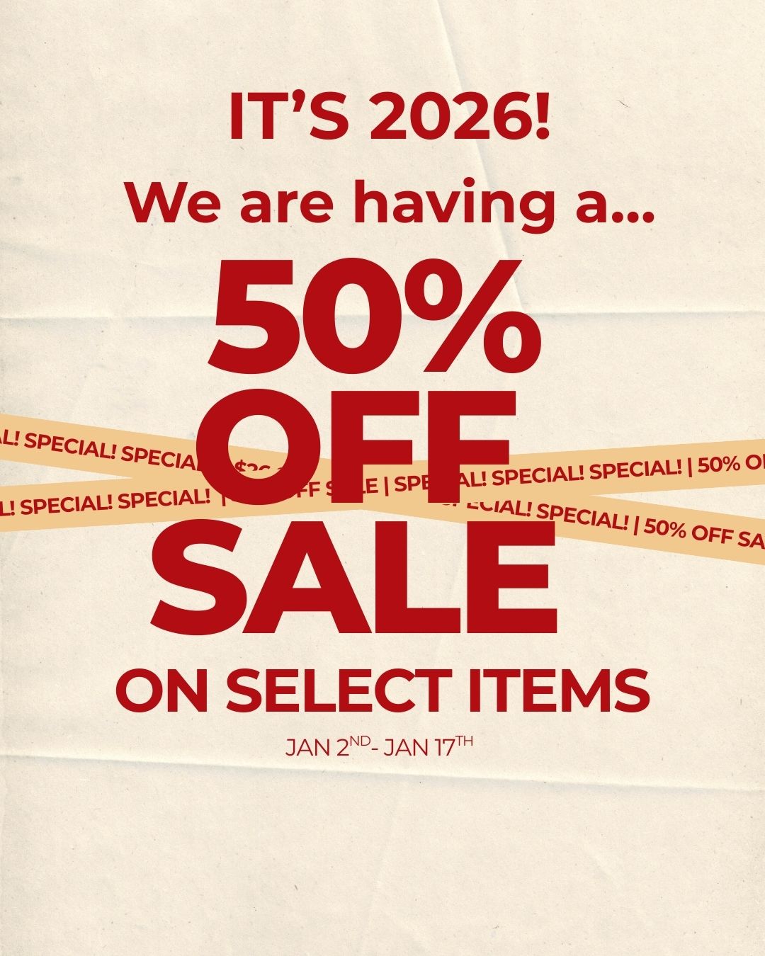 Hello 2026 – Vintage Vault Boutique